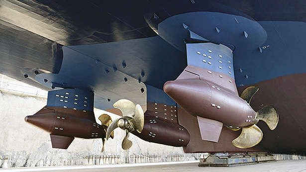 Azimuthing drive propulsion systems